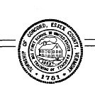 Concord seal | Town of Concord, Vermont